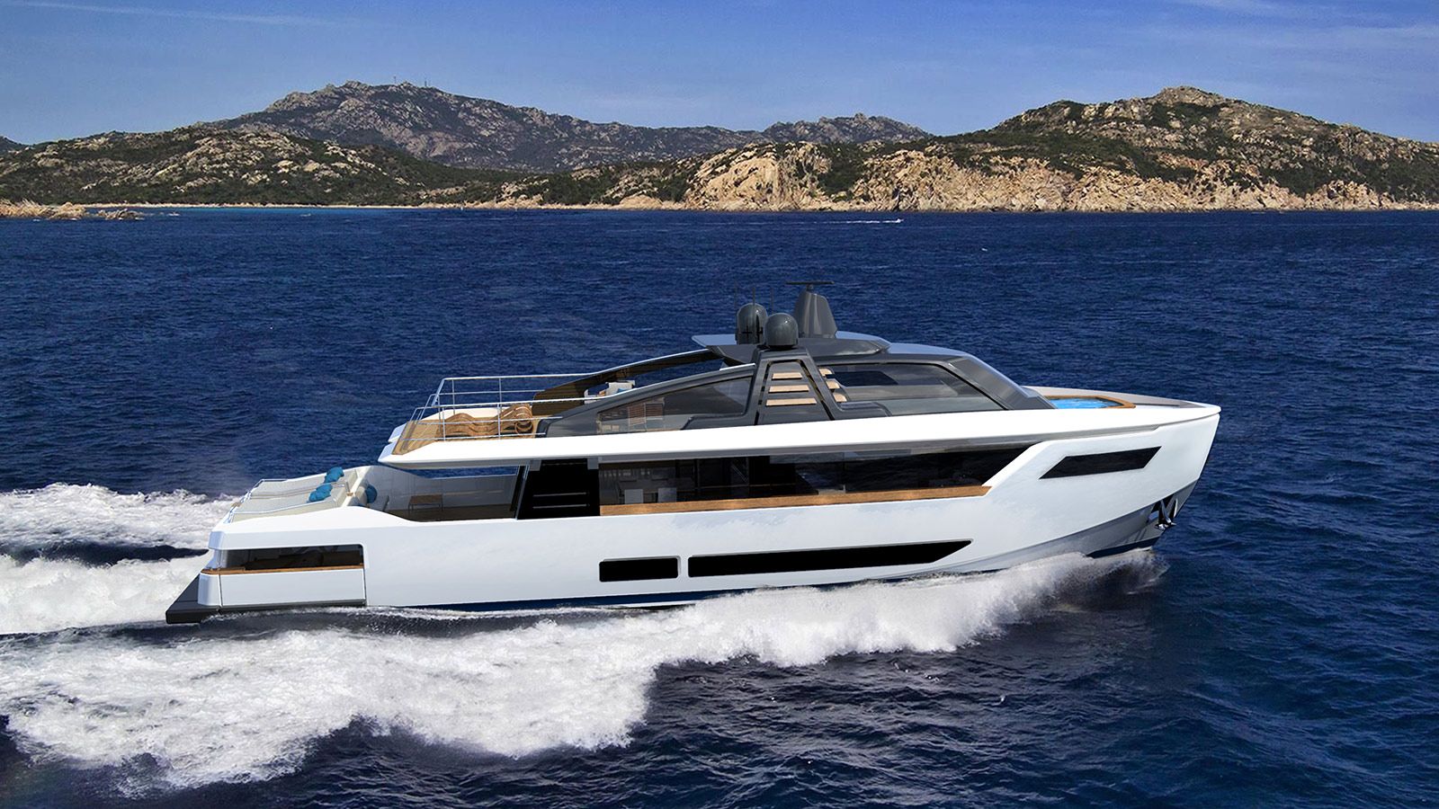 Concept explorer motor yacht Bulldog 88 for sale